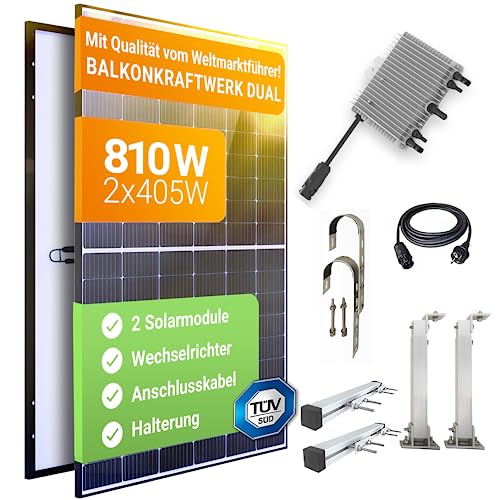 Balkonkraftwerk 800 Watt Komplettset Mit Halterung