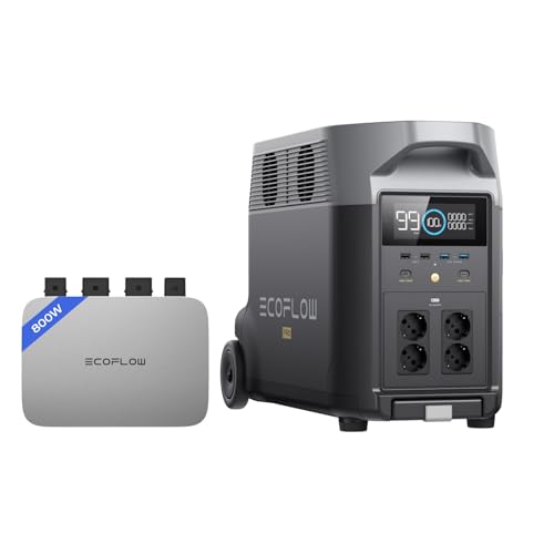 EcoFlow PowerStream Balkonkraftwerk, Smart Mikrowechselrichter 800W ...